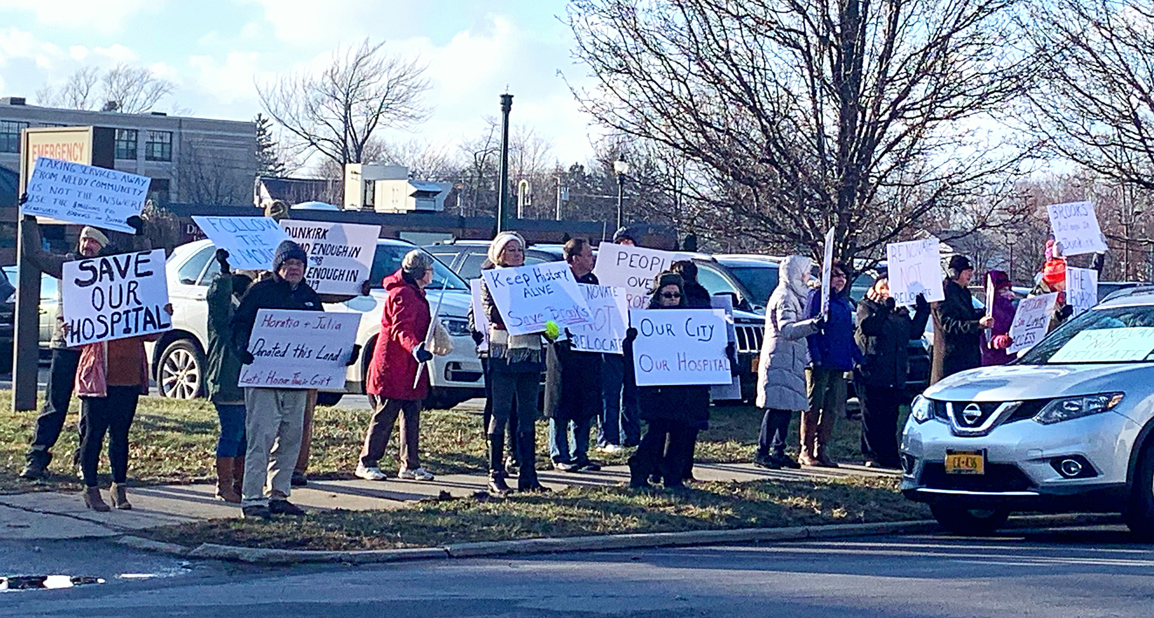 Renovate vs. relocate: Residents protest to keep Brooks in Dunkirk ...